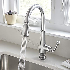 American Standard 4279300.075 Delancey Pull-Down Kitchen Ss, Stainless Steel