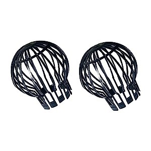 DOITOOL 2 Pcs Eaves Filter Cover Plastic Funnel Round Balloons Plastic Balloons Downpipe Leaf Guard Downspout Guard Rain Gutter Screens Drainage Pipe Strainer Cover Roof Downpipe Strainers