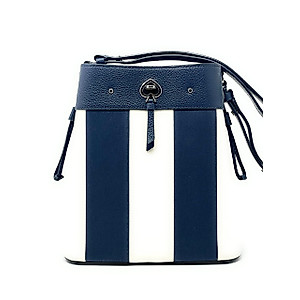 Kate spade new york MARTI EVEN STRIPE JACQUARD BLAZER BLUE LARGE BUCKET