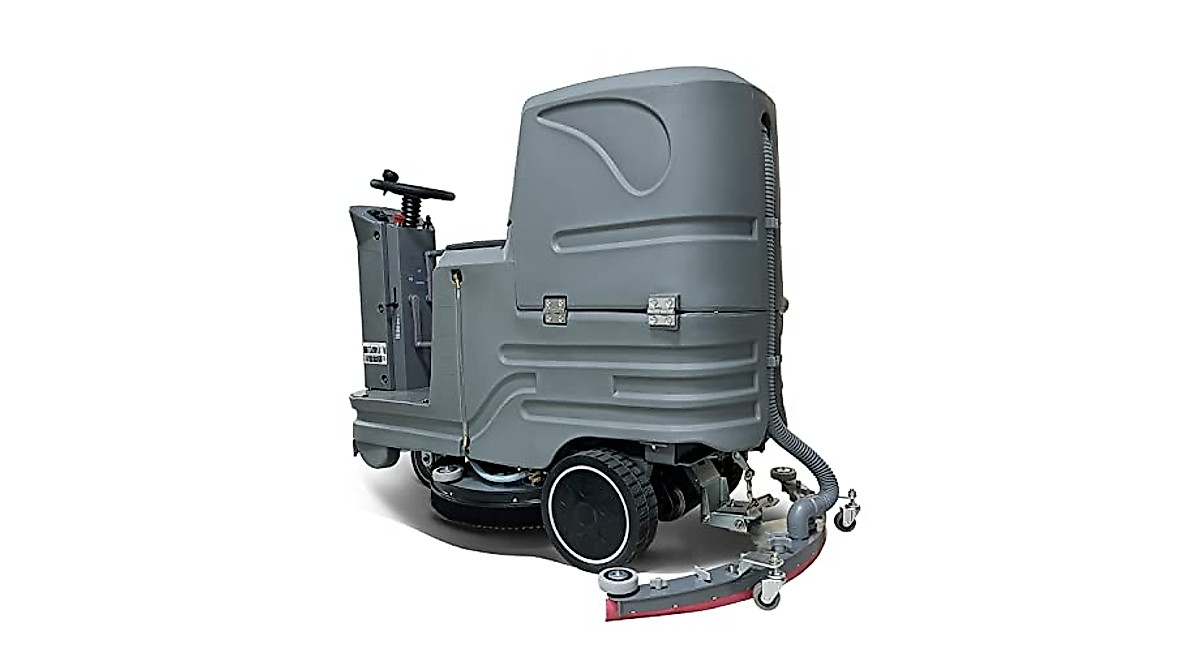 Emotor Ride-on Floor Scrubber: Automatic & Efficient Cleaning