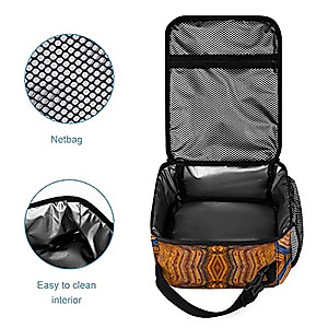MINBHEBYUD Turtle Carapace Lunch Bag for Men Women, Insulated Lunch Bags for Office Work, Reusable Portable Lunch Box