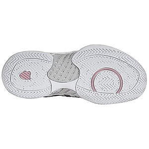 K-Swiss Women's Pickleball Supreme Shoe, Vapor Blue/White/Coral Blush, 8.5 M