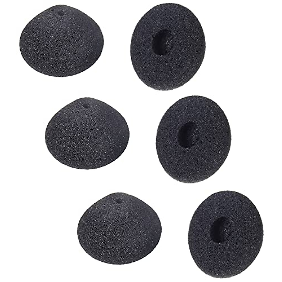 ECS Replacement Cone Shape Ear Cushions for E62 Transcription Headsets and Olympus E61, Includes 3 Pairs