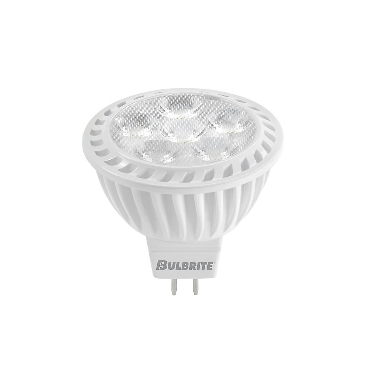 Bulbrite LED MR16 Dimmable Bi-Pin Base (GU5.3) Narrow Flood Light Bulb, 50 Watt Equivalent, 3000K