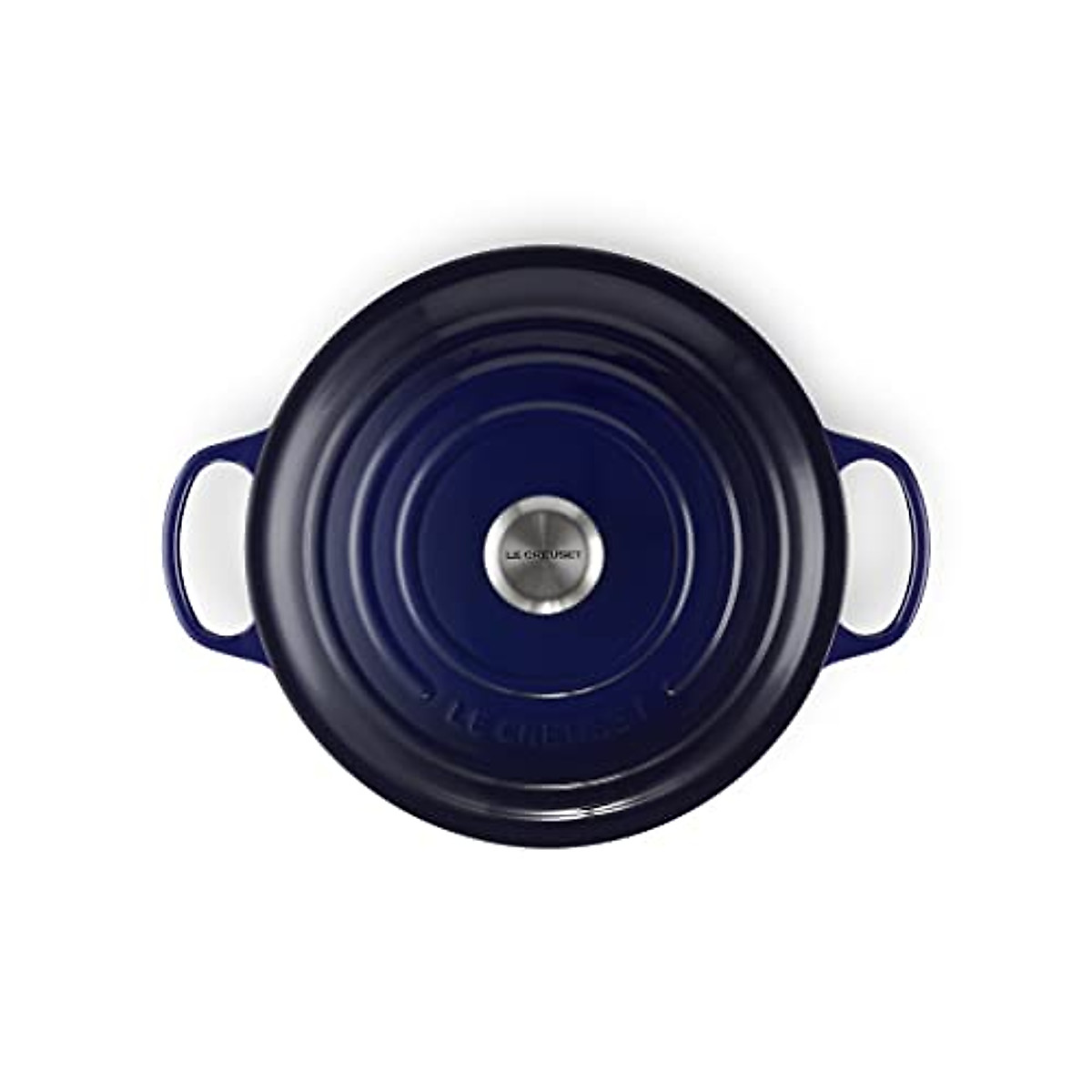 Le Creuset Enameled Cast Iron Signature Round Dutch Oven, 7.25 qt., Indigo
