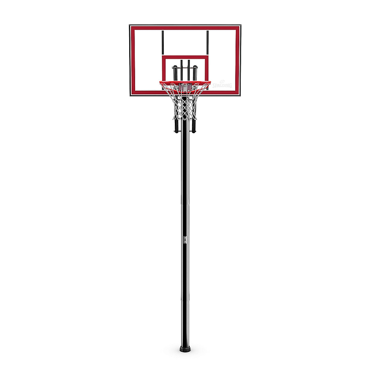 Spalding 44" Shatter-Proof Polycarbonate Pro Glide® Lite In-Ground Basketball Hoop