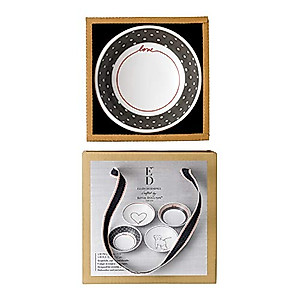 Royal Doulton Gift Set Ellen Degeneres Signature Accent Bowl 14cm Set of 4, Multicolor, 4
