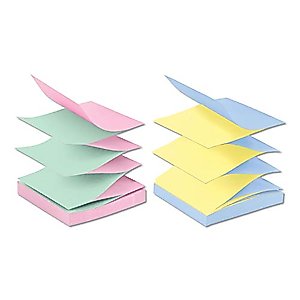 Post-it Pop-up Notes Pop-Up Refills, 3 x 3, 4 Alternating Ultra Colors, 12 100-Sheet Pads/Pack | MMM R330UALT (Priced per Pack)