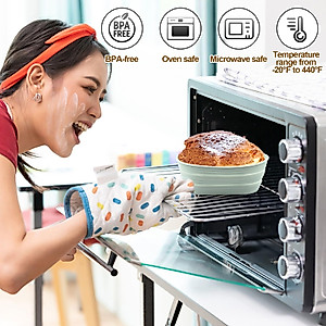 NCRexpanse Silicone Banneton Bread Proofing Basket Oval, Sourdough Starter Kit, Bread Making Tool Supplies Accessories, Bowl for Rising Baking Round Brotform Set Homemade Essentials (Light Green)