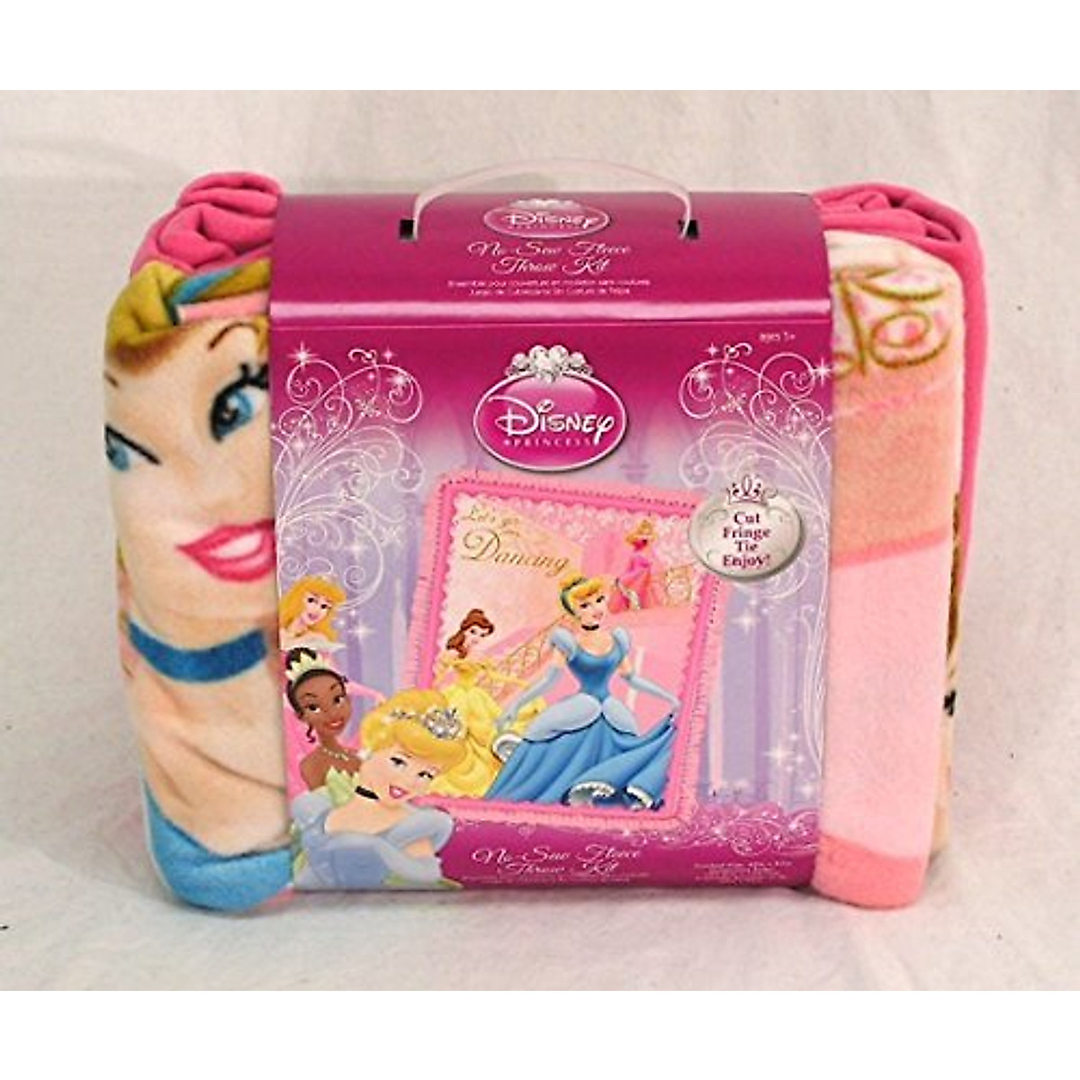 Springs Creative Products Princess Pretty as a Picture No-Sew Fleece Throw Kit