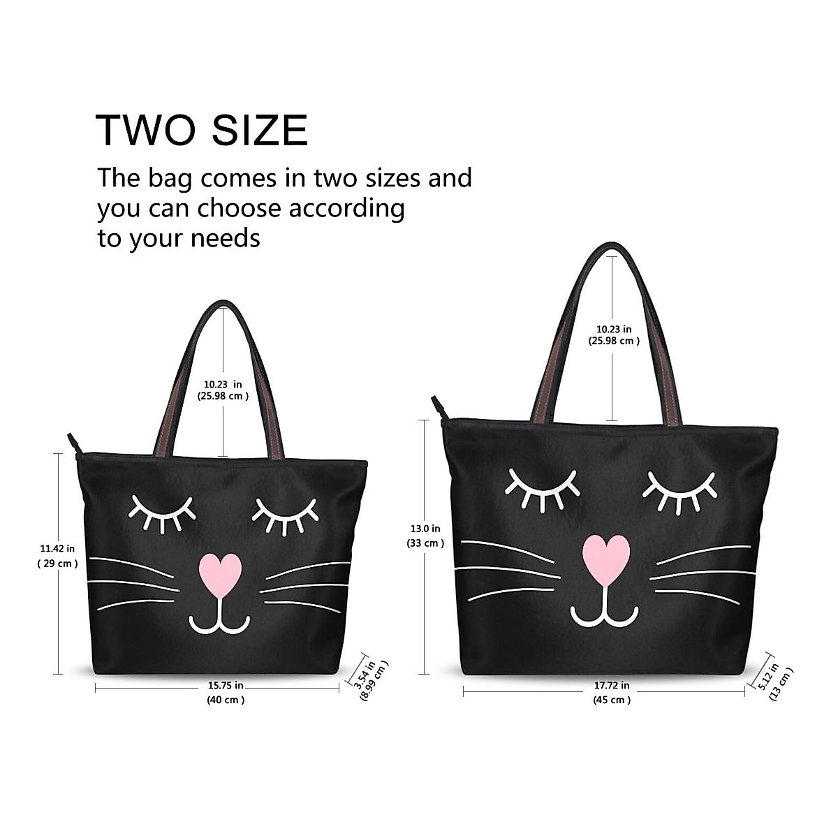 Women's Shoulder Tote Bag Purse Handbag with Pocket Polyester Printed Beach Bag