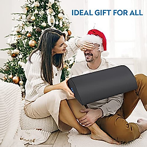 StepLively Foot Rest for Under Desk at Work-Ergonomic Design Foot Stool for Fatigue&Pain Relief with Memory Foam,Non Slip Bead,Washable Cover-Under Desk Footrest for Office,Home,Gaming(Grey)