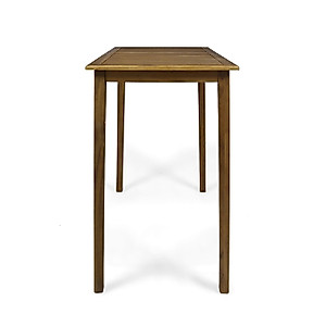 Christopher Knight Home Polaris Bar Table, Teak Finish