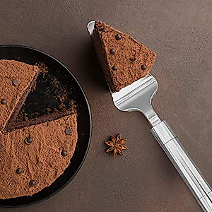 Pie Server Spatula and Cake Cutter Slicer, Stainless Steel Set - Kitchen Essentials for Cutting & Serving Desserts, Brownies, Lasagna