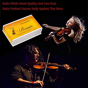 Rosin 2 pack Big size Rosin Natural Rosin for Violin Cello Viola Bows (Yellow)