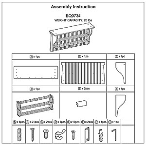 Danya B Accordion Clothes Drying Rack, Retractable, Wall Mounted Towel Rack and Hooks for Clothes and Towels for use in Laundry Room or Garage (White)