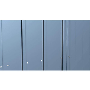 Arrow Classic Steel Storage Shed, 10x8, Blue Grey