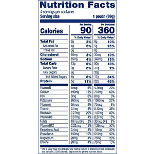 Stonyfield Organic Kids Strawberry Banana Lowfat Yogurt Pouches, 3.5 oz. Each, Includes Live Active Cultures, 4 count (pack of 1)