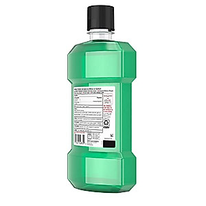 Listerine Freshburst Antiseptic Mouthwash for Bad Breath, Kills 99% of Germs That Cause Bad Breath & Fight Plaque & Gingivitis, ADA Accepted Mouthwash, Spearmint, 1 L, Pack of 2