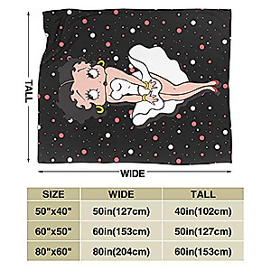 YTBHG Blanket Flannel Soft Micro Fleece Blanket for Bedding Couch Sofa Warm Throw Blanket for Room A Great Gift for Christmas Halloween 80"x60"