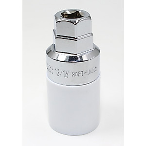 Veritek Performance Soft Socket 13/16mm Size Non Marring Nylon Thin Wall Drive Sockets For Torque Wrenches Impact Wrenches Lug Nut Removal Plastic Disposable Inner Lining to Protect Lug Nuts