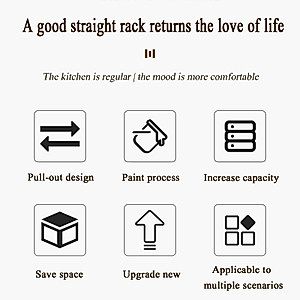 LEAYAN Under Sink Storage Cabinet Organizer Drawer, Under Sink Shelf Organizer Rack Multi-Purpose Under Sink Storage for Bathroom Kitchen Under Sink Rack Shelf, White 39.8x22.4x37.4cm