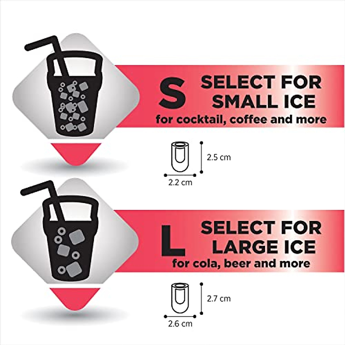 RYUUZA 26lb. Portable Countertop Ice Maker, Blue, EFIC108