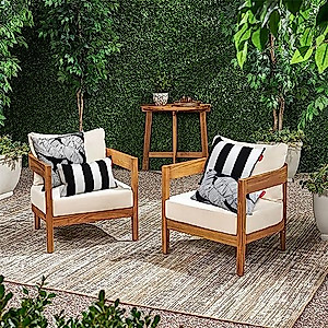 Pcinfuns Outdoor Pillow Covers,Patio Garden Decorative Pillow Cover Only,Fade-Resistant Pillow Cases 18x18 Inch for Home Balcony and Garden,Black White,Pack of 2