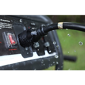 NEMA L6-30 Extension Power Cord - 30A/250V, 10 AWG - Iron Box # IBX-5803-10 (10 ft, Molded)