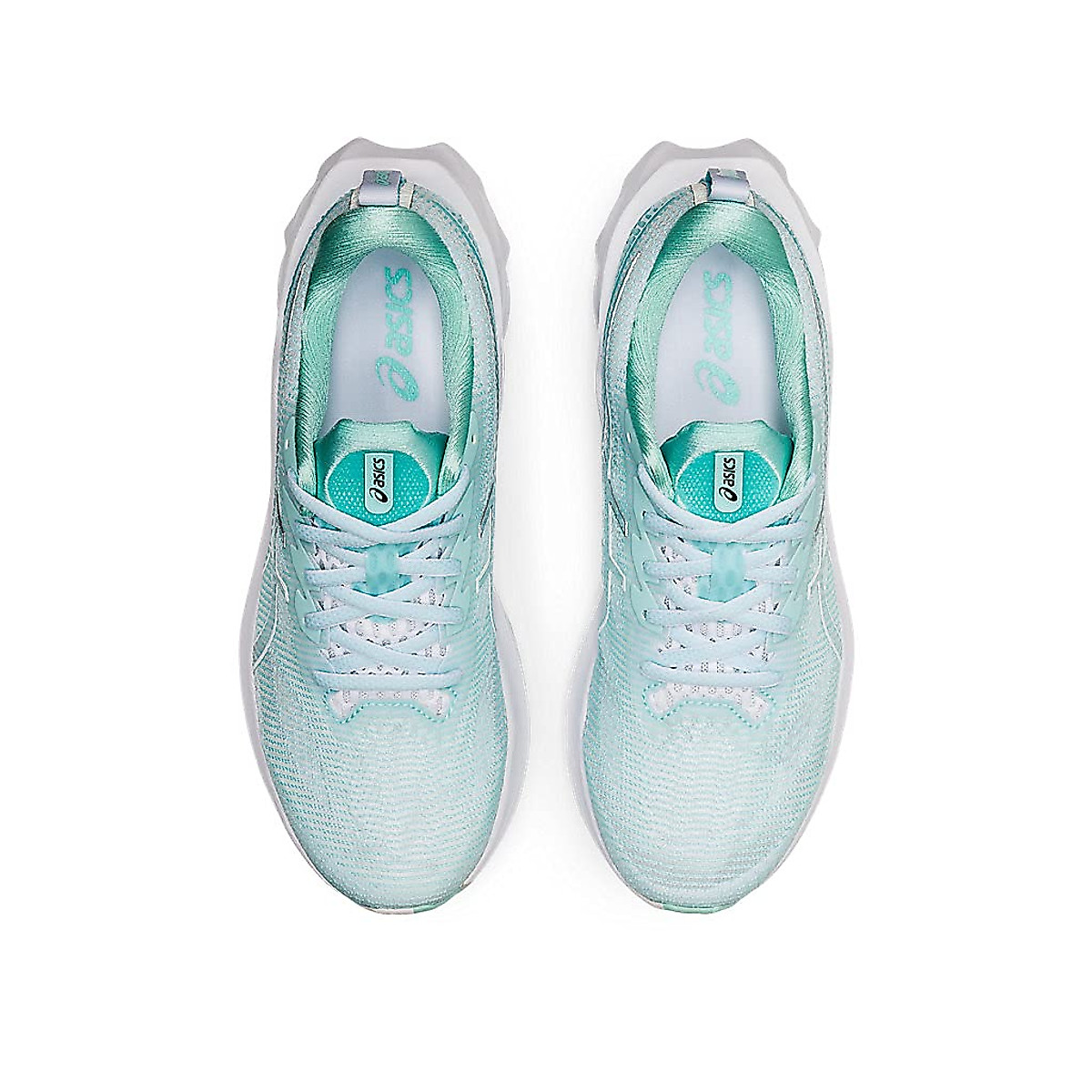 ASICS Women's NOVABLAST 2 LE Running Shoes, 8, White/Pure Silver