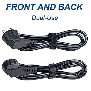 Attmu 60Pcs Fastening Cable Cord Ties Reusable, 6 Inch Adjustable Cable Management Straps with Hook and Loop, Microfiber Cloth Cord Organizer Wire Ties for Home Office Electronics Wire, Black