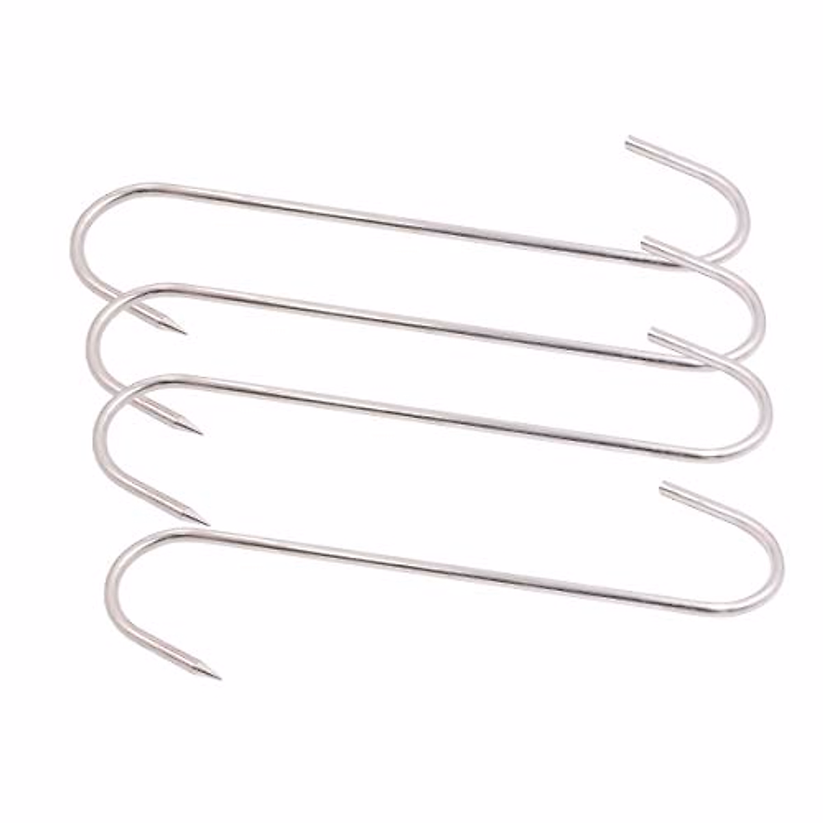 7 Inch Meat Hooks S-Hook Stainless Steel Meat Processing Butcher Hook Pot Hooks