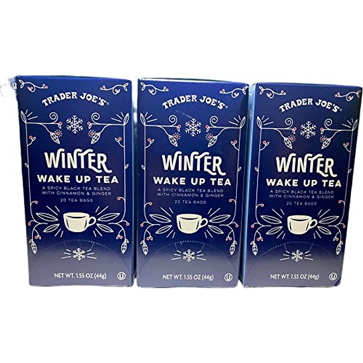Trader Joe's Winter Wake Up Tea 20 Count (Pack of 3)