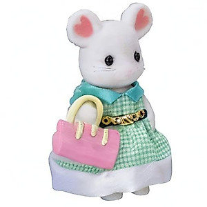 Calico Critters Town Girl Series - Stephanie Marshmallow Mouse