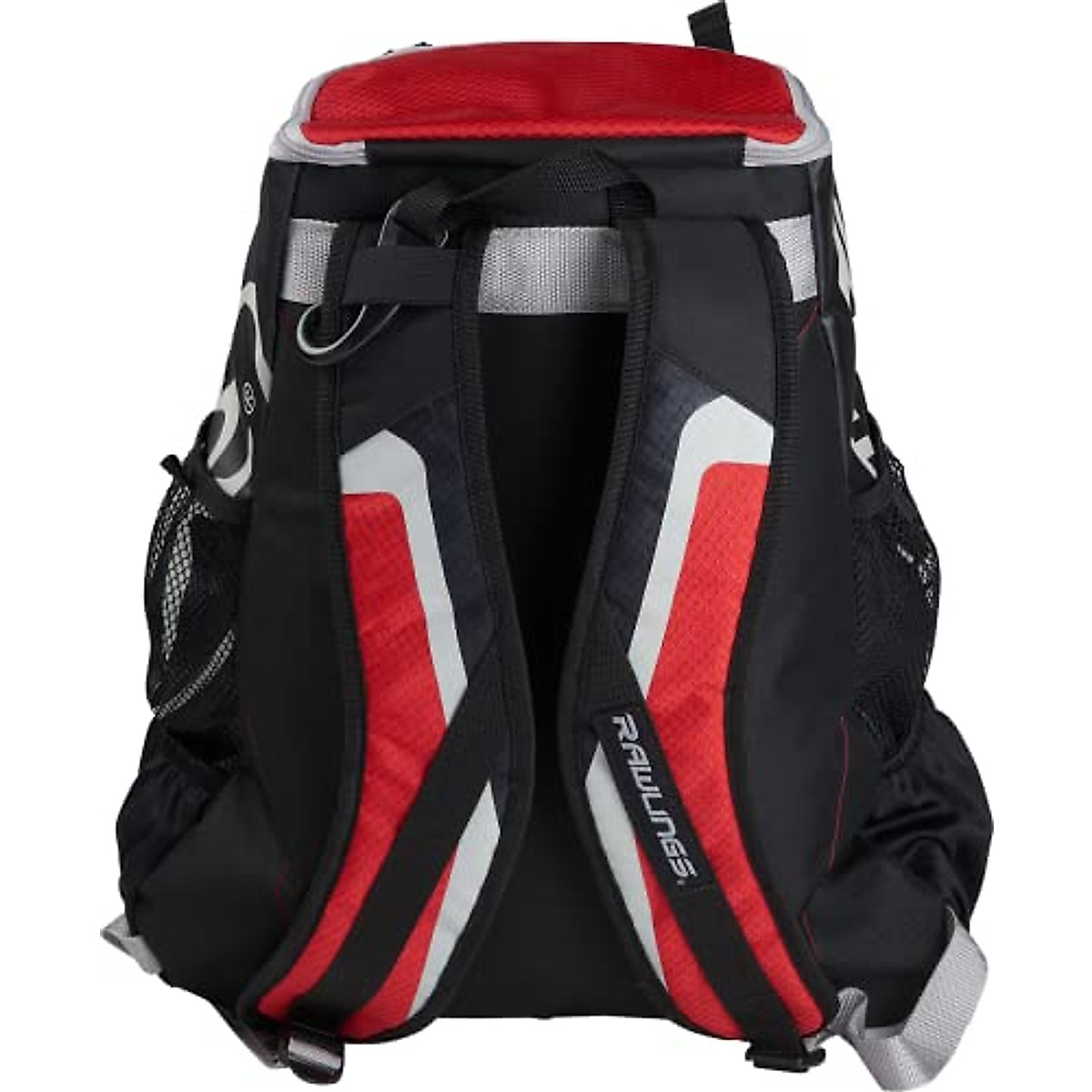 Rawlings R500 Series Baseball/Softball Backpack, Scarlet, 17.5˝ H x 15.5˝ W x 8.5˝ D