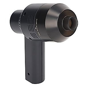 Hoopoocolor Compressed Air Duster, Powerful and Deeply Clean, 2000Mah Lithium Battery, Spin Up to 33000Rpm,18W Portable Wireless Electric Air Cleaner for Keyboard, Computer, Car (Black)
