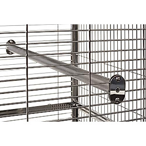 Prevue Pet Products Large Stainless Steel Play Top Bird Cage, Rust Resistant Metal Cage for Birds with Rooftop Ladder and Playtop