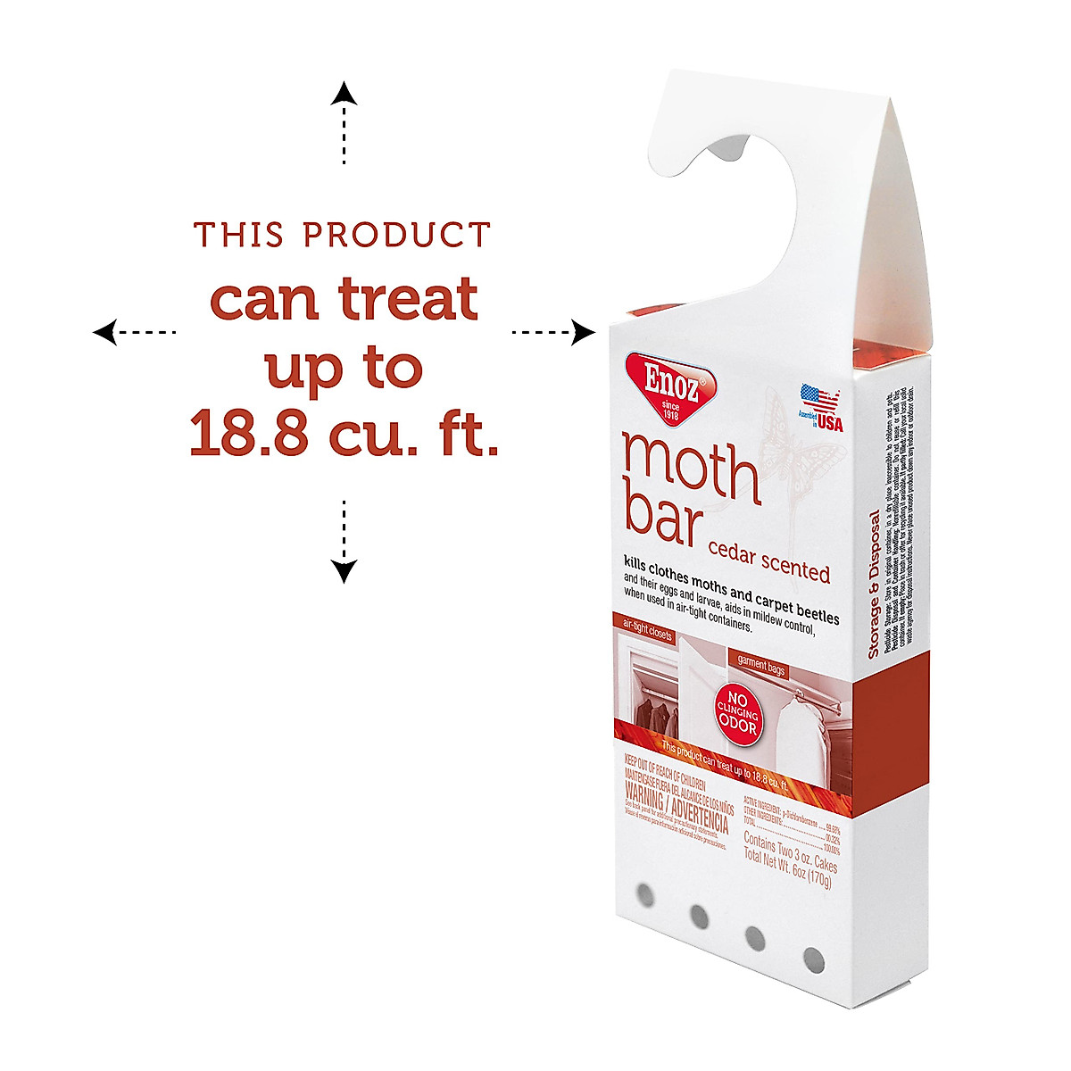 Enoz Moth Bar - Ceder Scented