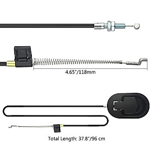 WMYCONGCONG 2 Set Sofa Recliner Replacement Parts Couch Recliner Replacement Cable with D-Ring Release Pull Handle Compatible with Ashley and Most Recliner Sofa
