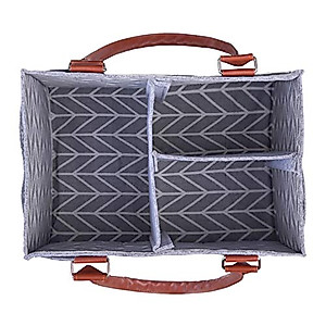 Tiny and Tot Diaper Caddy Organizer - Nursing Station Caddy, Diaper Caddie Organizer, Nappie Caddy, car Organizer, Portable Diaper Caddy, Changing Station Organizer