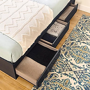 South Shore Aviron Mates Bed with 3 Drawers, Twin 39-inch, Blueberry