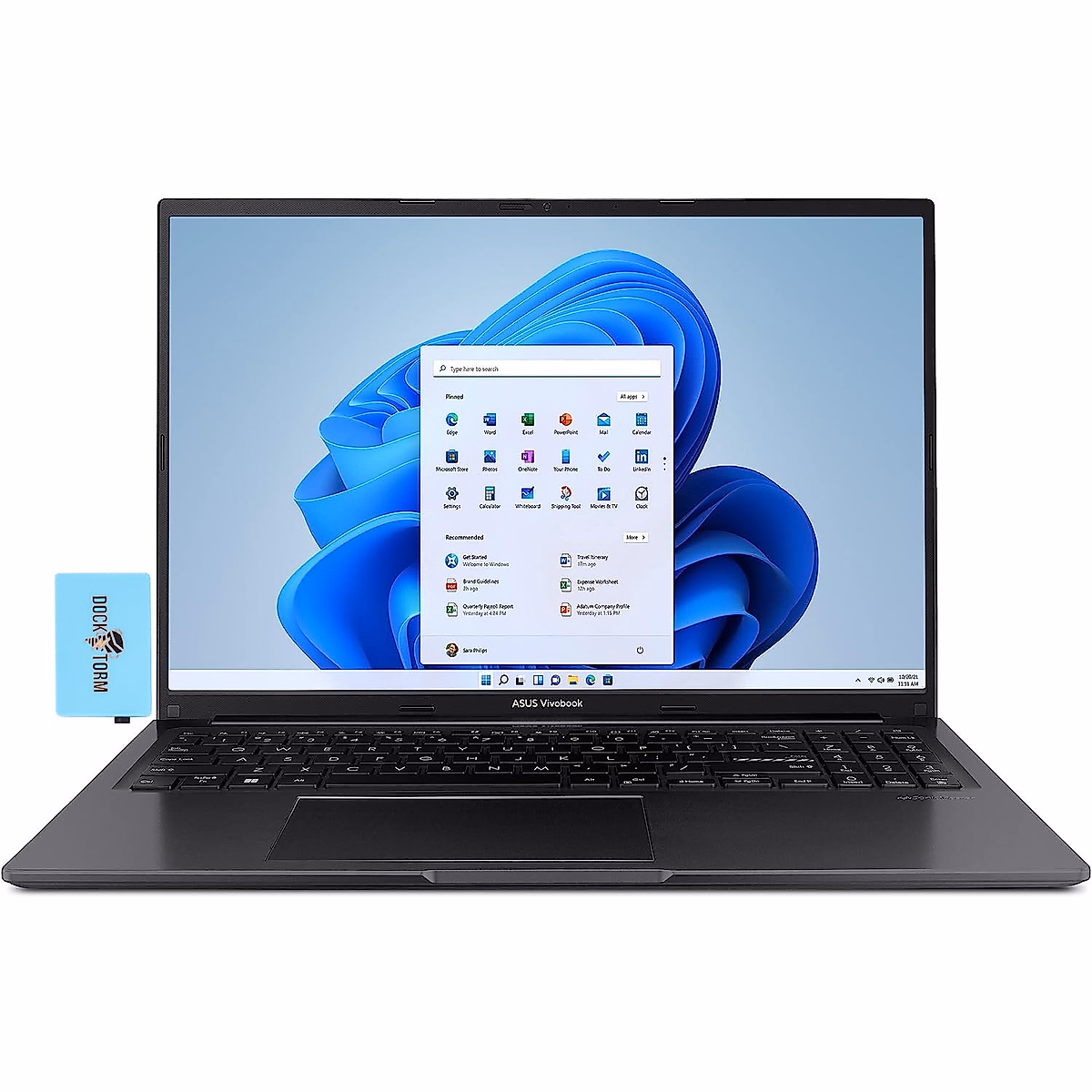 ASUS Vivobook 16X Home & Business Laptop (Intel i7-13700H 14-Core, 40GB RAM, 1TB PCIe SSD, Intel Iris Xe, 16.0" 60 Hz Wide UXGA (1920x1200), WiFi, Bluetooth, Webcam, Win 10 Pro) with Dockztorm Hub