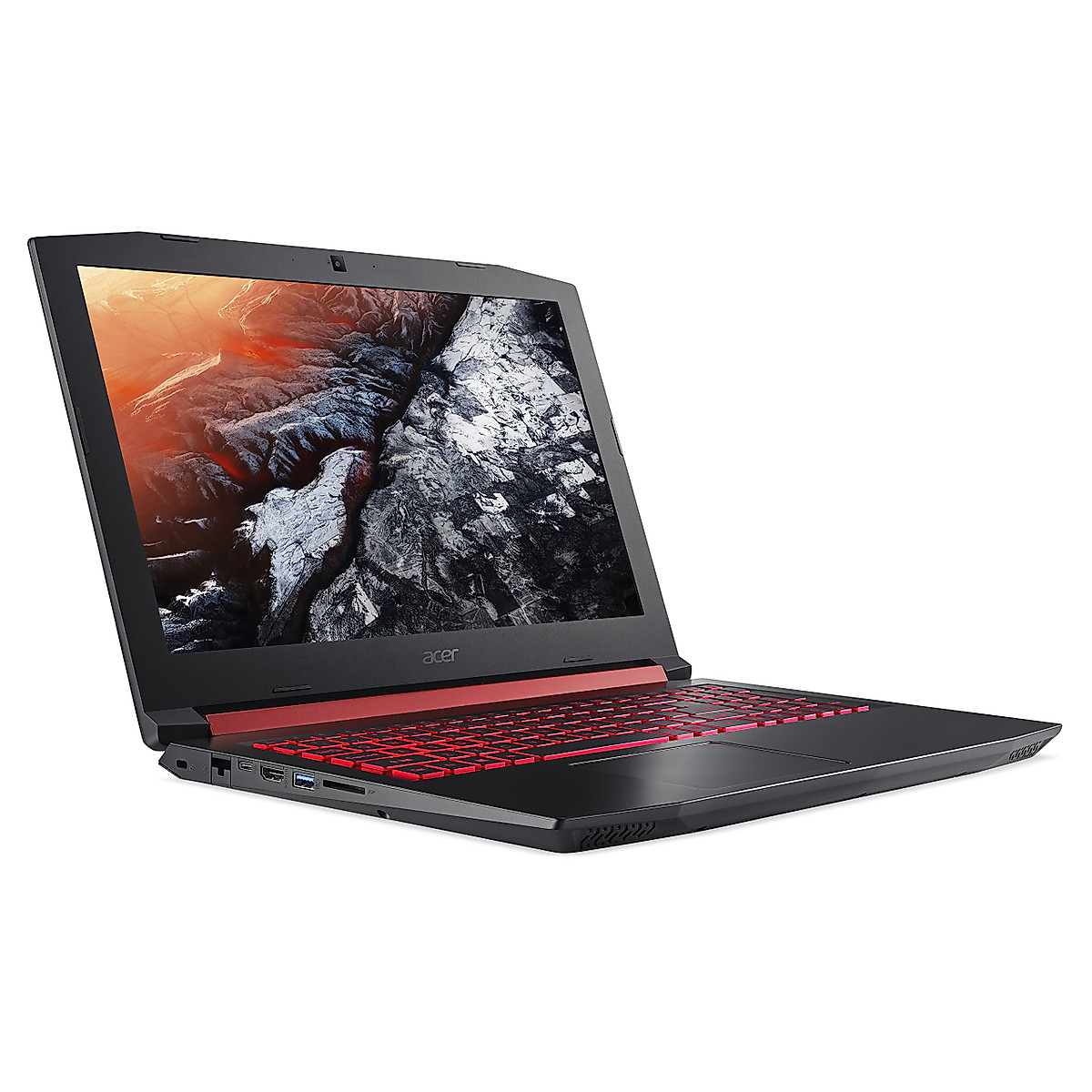 Acer NH.Q2QAA.012 Nitro 5, 7th Gen Intel Core i5-7300HQ, GeForce GTX 1050 Ti, 16GB DDR4, 256GB SSD, 1TB HDD, Win 10 Home, Shale Black, AN515-51-53W5