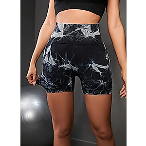 OVESPORT Workout Shorts for Women Scrunch Butt Lifting High Waisted Yoga Gym Seamless Booty Biker Shorts