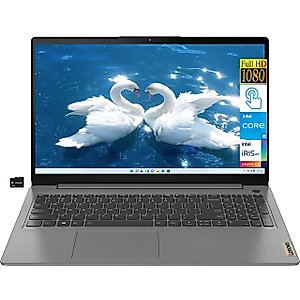 Lenovo 2022 IdeaPad 3 15 Laptop, 15.6" FHD Touchscreen, 11th Intel Quad-Core i5-1135G7 (Beats i7-1065G7), 20GB RAM, 512GB PCIe SSD, Backlit Keyboard, WiFi 6, HDMI, Windows, Goldoxis Card
