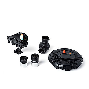 Celestron Inspire 100AZ Refractor Smartphone Adapter Built-In Refracting Telescope, Blue (22403)