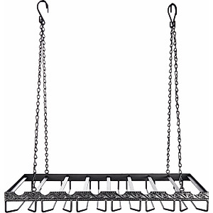 Wine Enthusiast Metal Hanging Wine Glass Rack