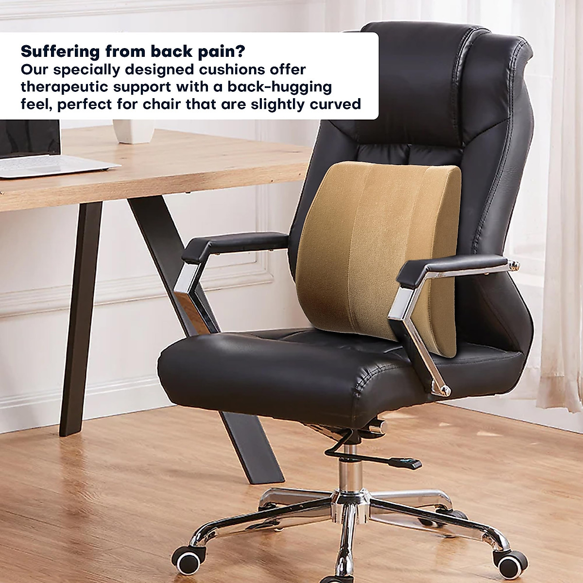 Back-Huggar Bucket Seat-Thick-Black