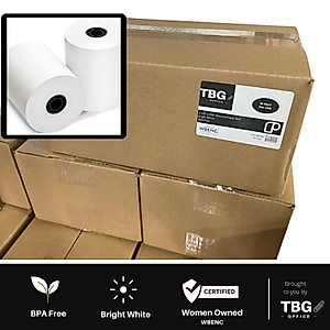 3 1/8” x 230' Thermal Paper Rolls - BPA FREE AND MADE IN THE USA – Receipt paper rolls – Point of Sale Cash Register - Thermal printer paper - Credit Card Paper - for POS systems (1 Case - 30 Rolls)