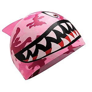 TYR Jr. Sharkfin Silicone Cap, Pink
